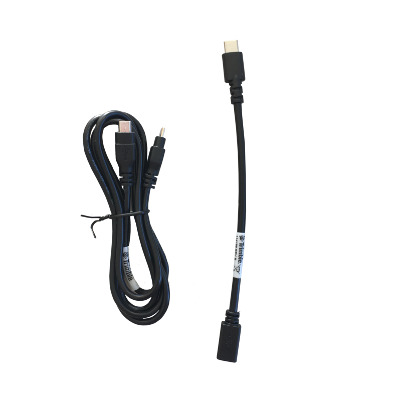 Câble micro-USB 1,2m et adaptateur vers USB-C pour Trimble Catalyst DA1/DA2