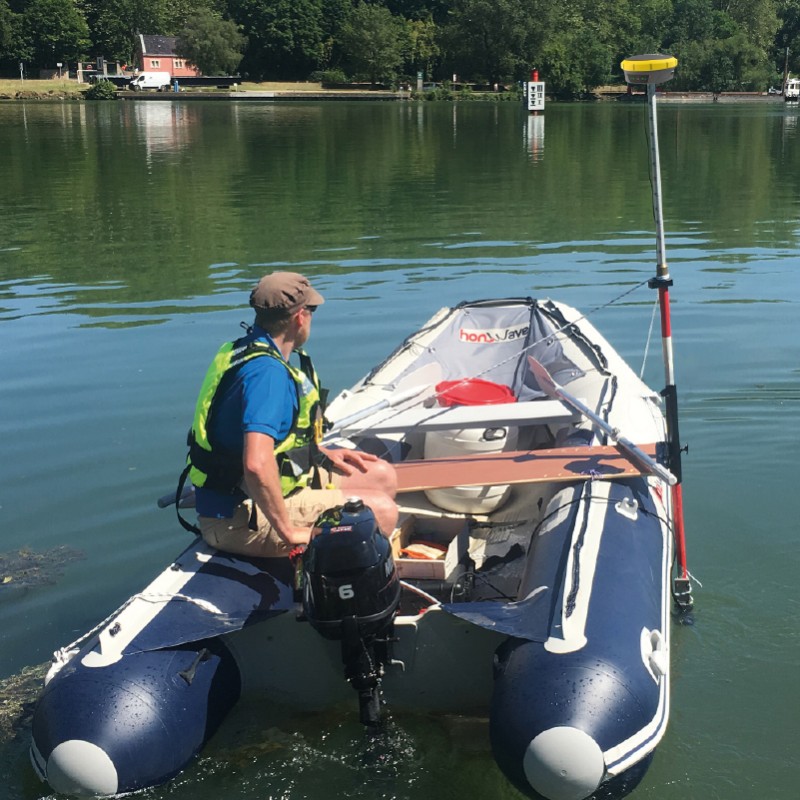 GeoMax X-PAD Ultimate - module Bathymétrie - par I3MAP Topographie